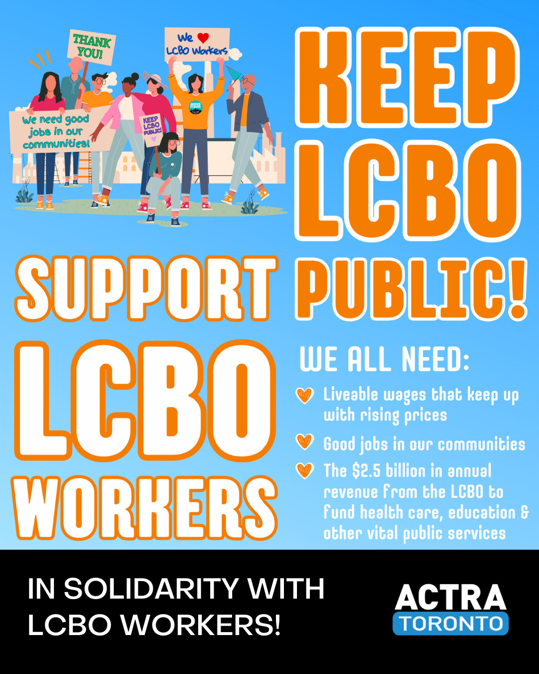 ACTRA Toronto stands in solidarity with OPSEU/SEFPO LCBO workers as ...